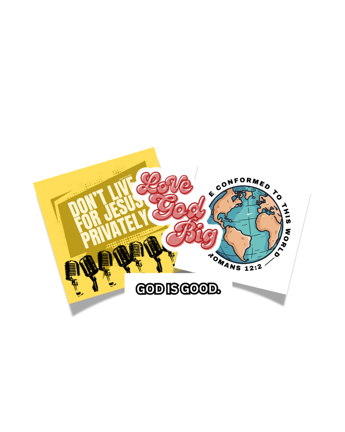 LOVE GOD BIG Sticker Pack
